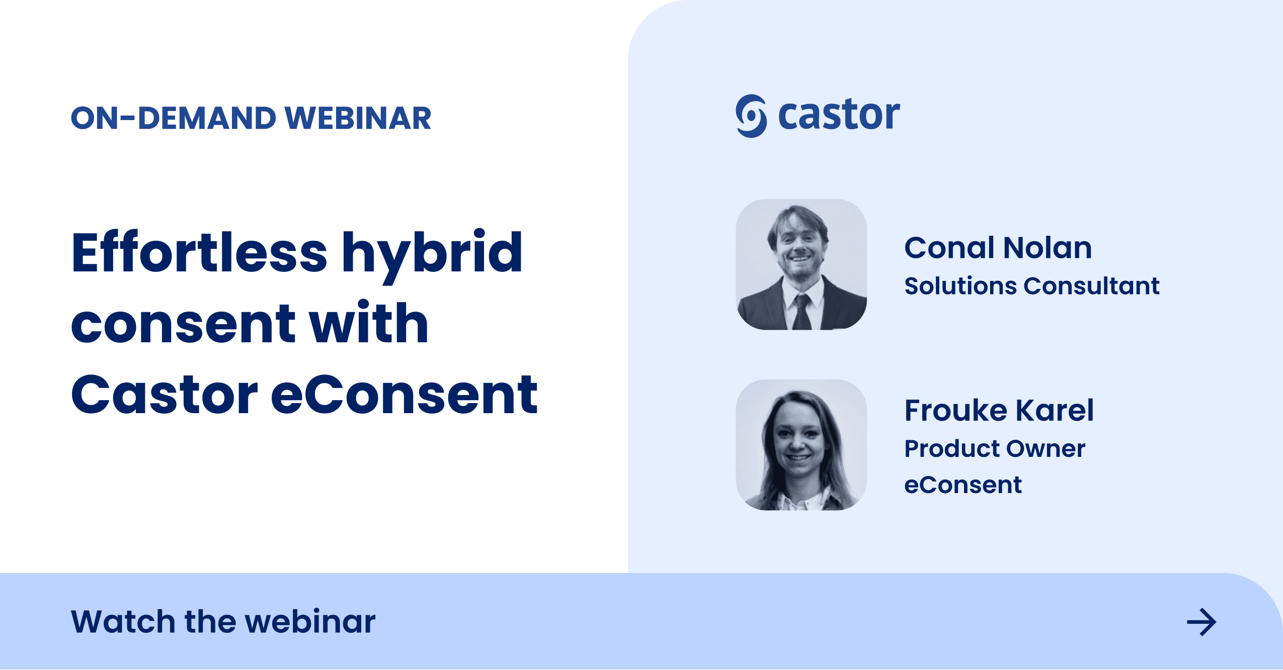 Effortless hybrid consent with Castor eConsent