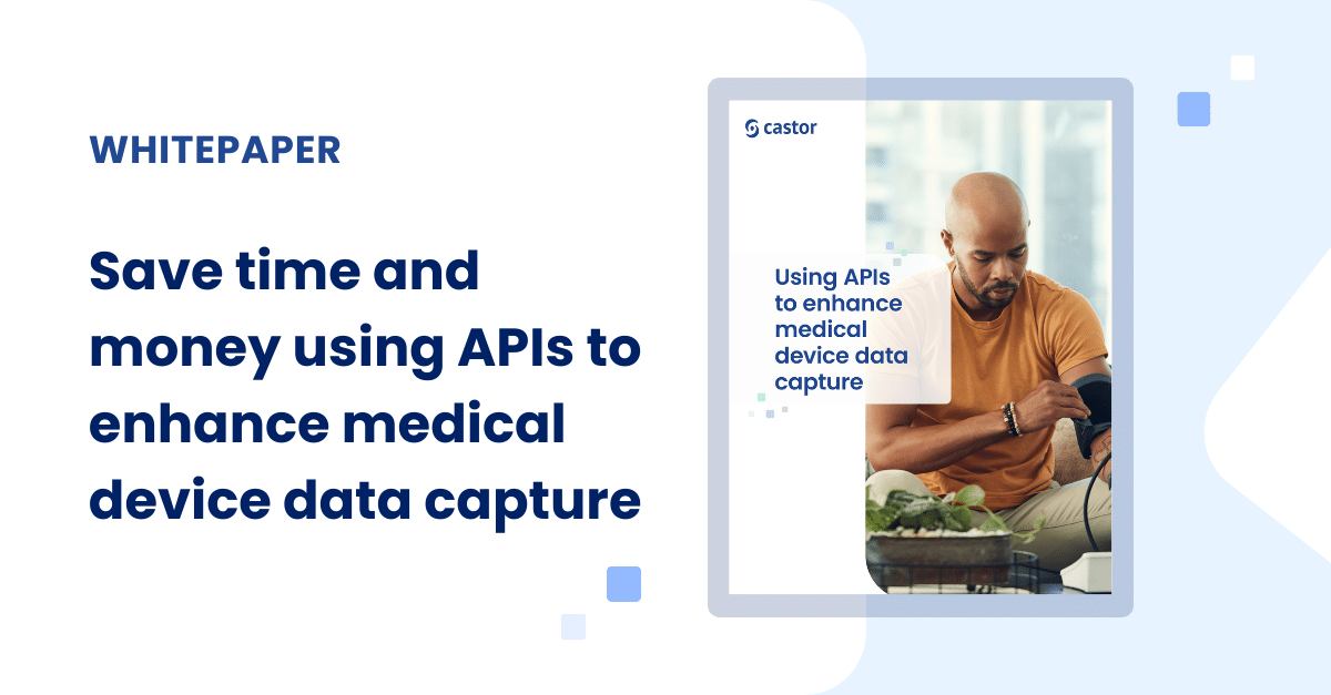 Using APIs to enhance medical device data capture
